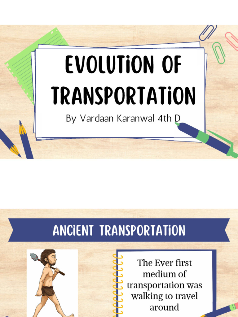 FA2-Vardaan Karanwal-SST-THE EVOLUTION OF TRANSPORTATION | PDF | Rail ...