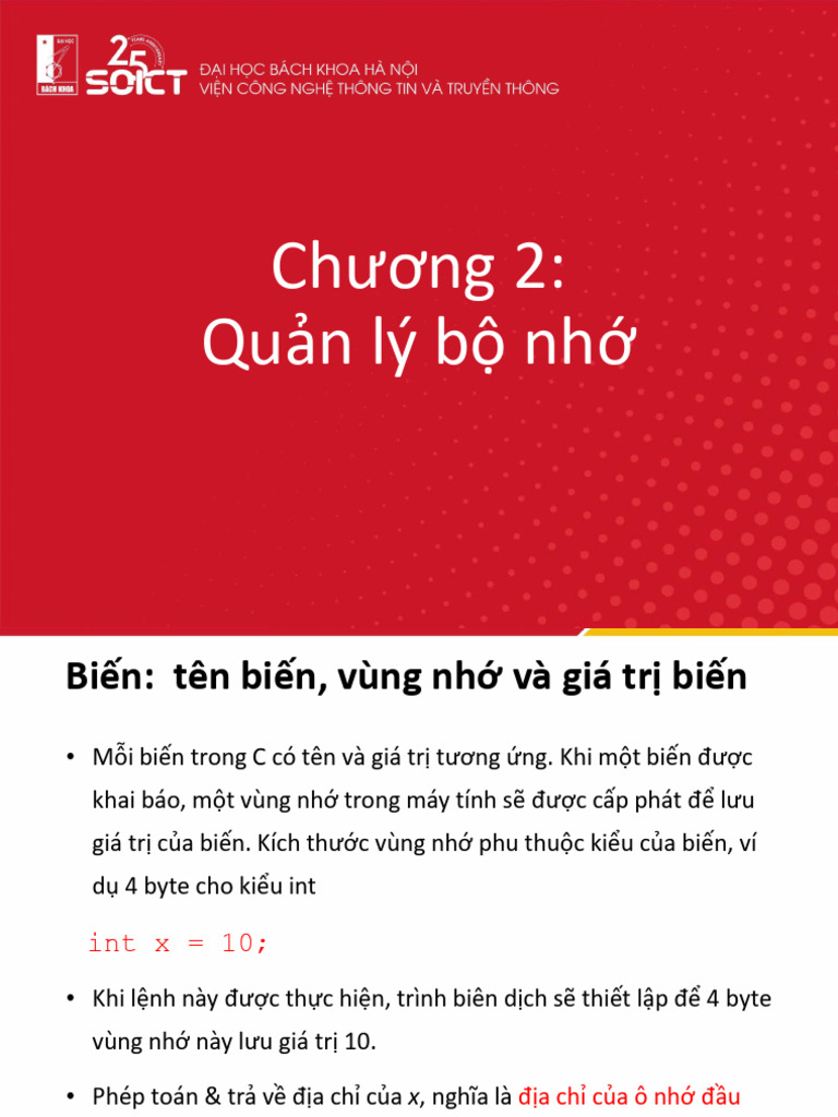 Lec2. Quan Ly Bo Nho | PDF