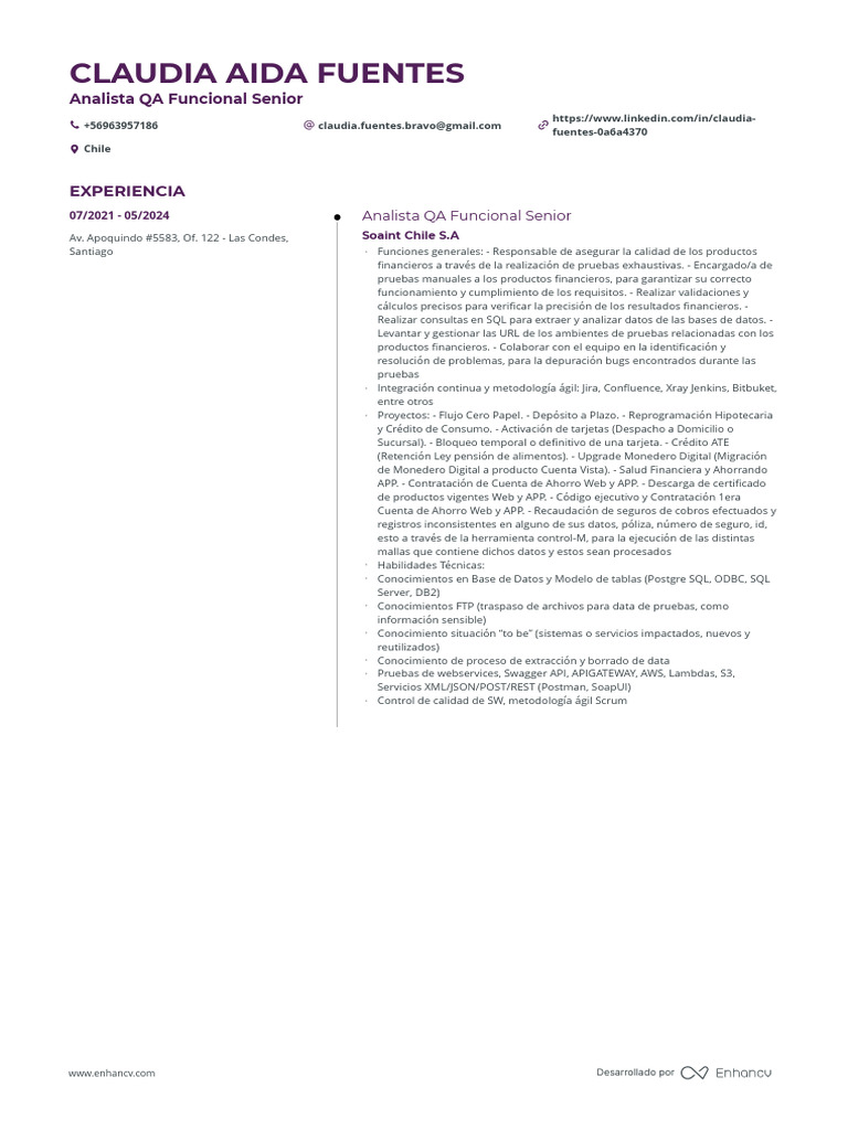 Claudia Aida Fuentes Resume | PDF