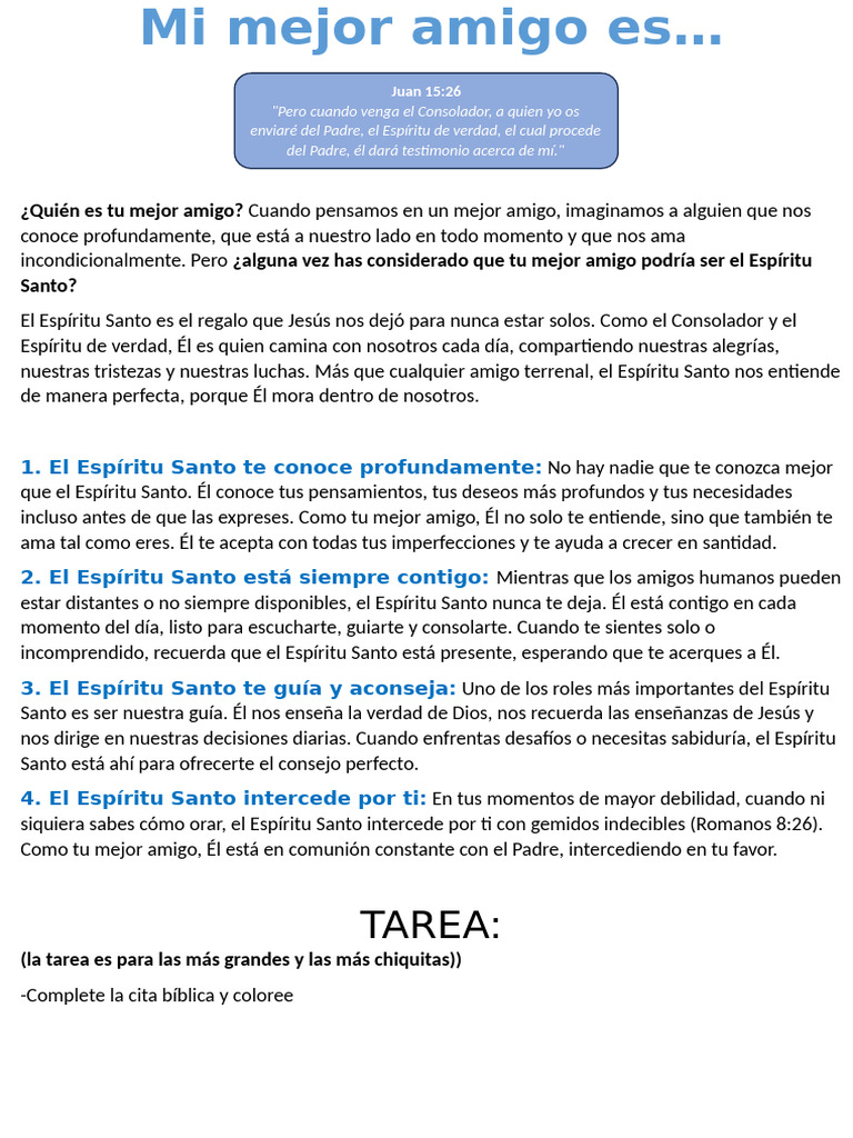 Devocional Mi Mejor Amigo Es... | PDF