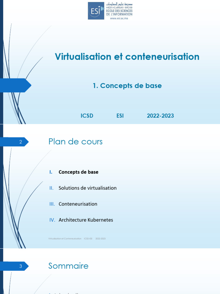 Virtualisation Et Conteneurisation - Concepts de Base | PDF