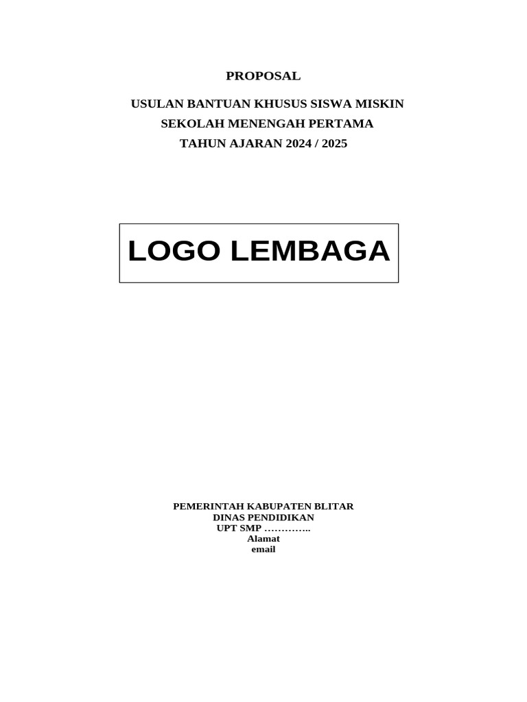 Draft Format PROPOSAL BKSM September 2024 | PDF