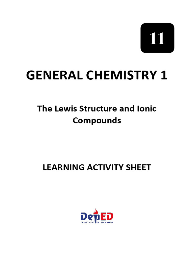 MELC 4 Lewis Structure and Ionic Compounds | PDF