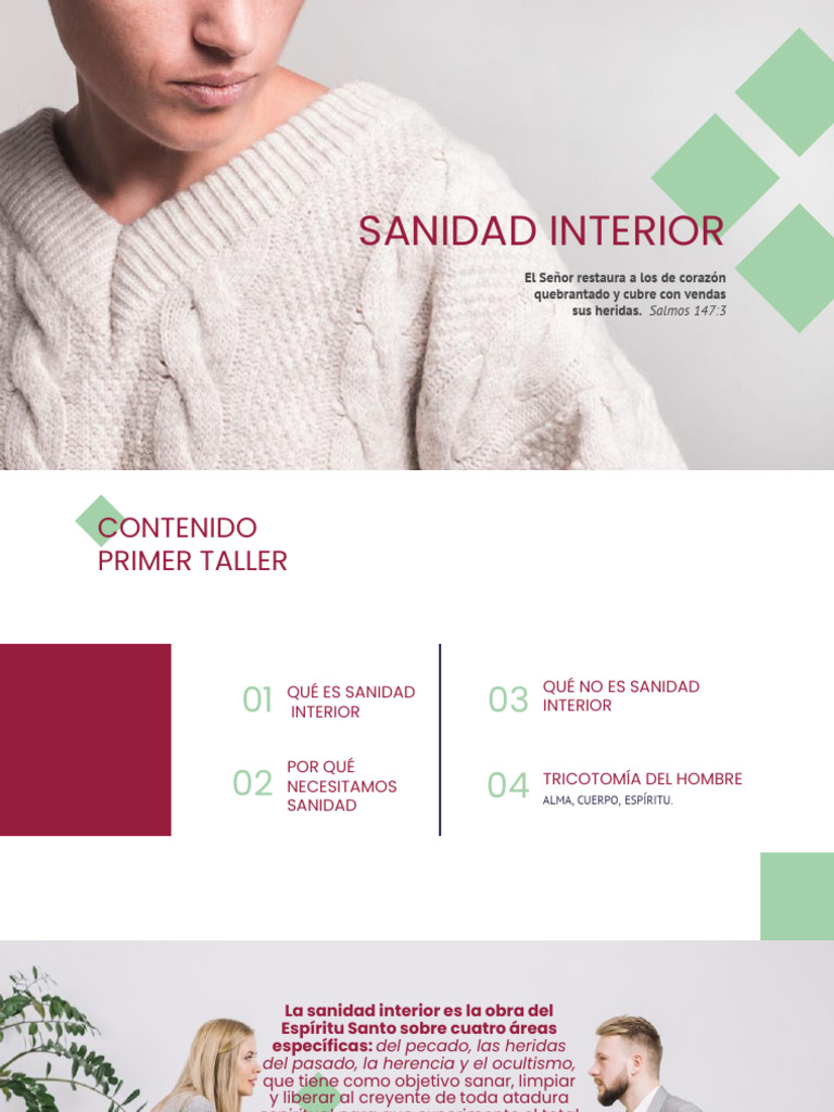 Taller 1. Sanidad Interior 1 | PDF
