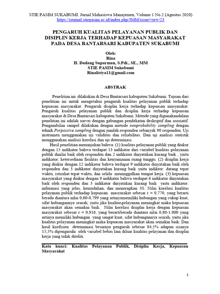 1. Rina Manajemen 2020 Fix | PDF