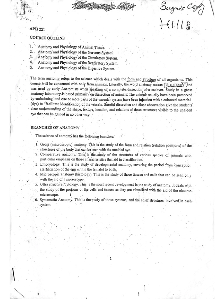 Abp Aph 221 Handouts Pdf