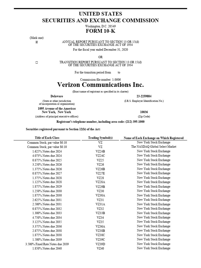 2020 Annual Report on Form 10 K | PDF