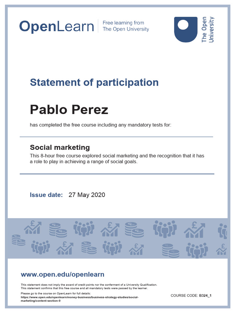 B324 1 Statement | PDF