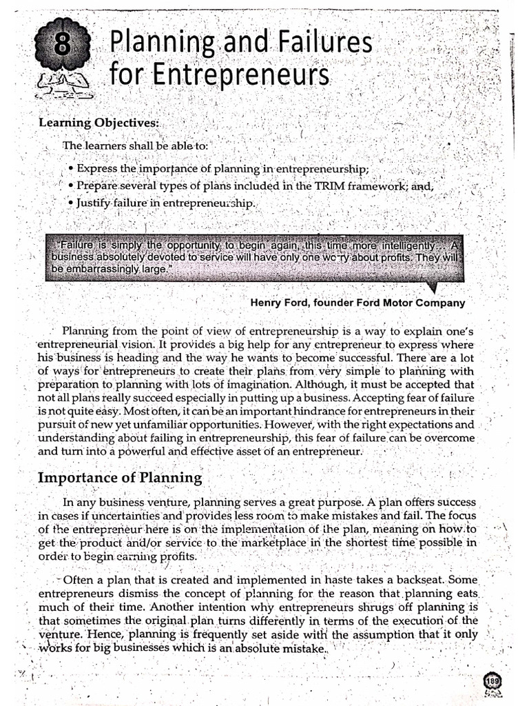 Entrep (Chapter 8) | PDF