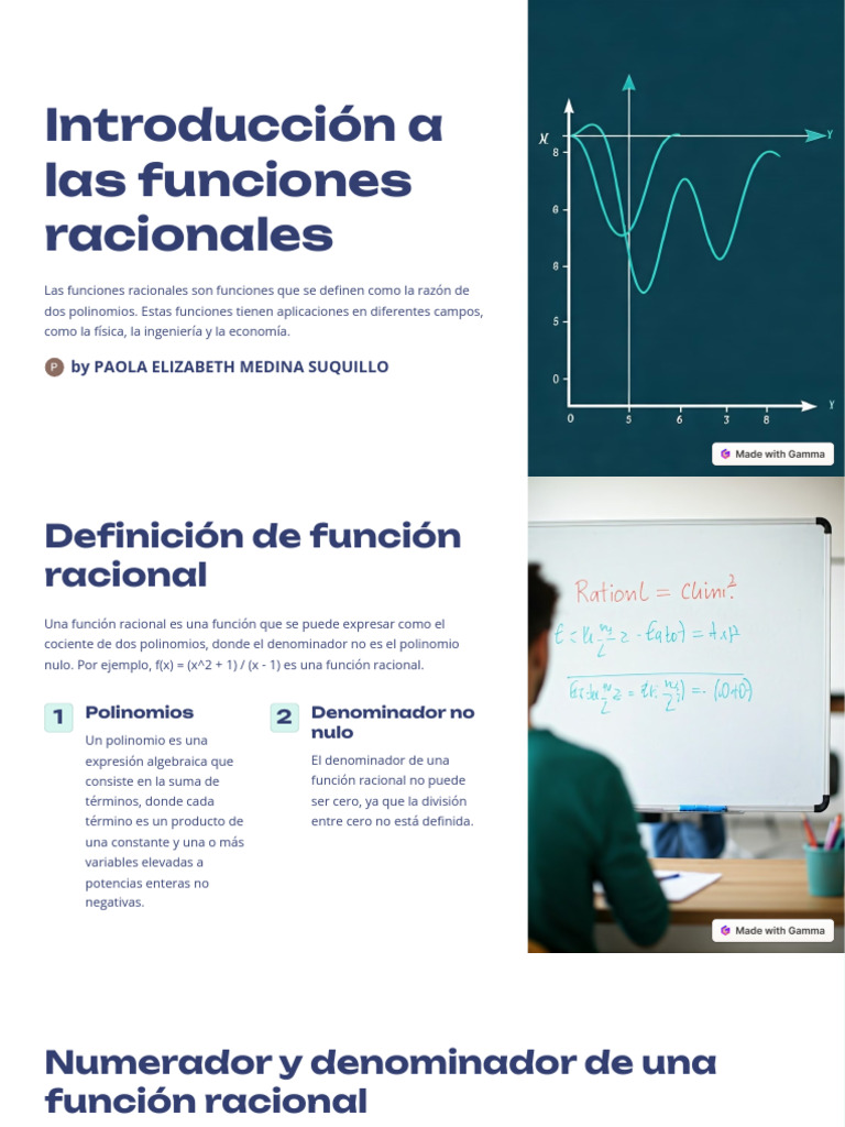 Introduccion a Las Funciones Racionales 9731727436850 | PDF