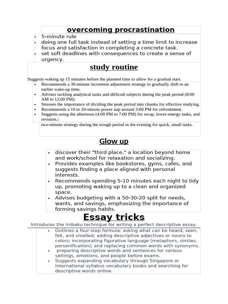 Overcoming Procrastination | PDF