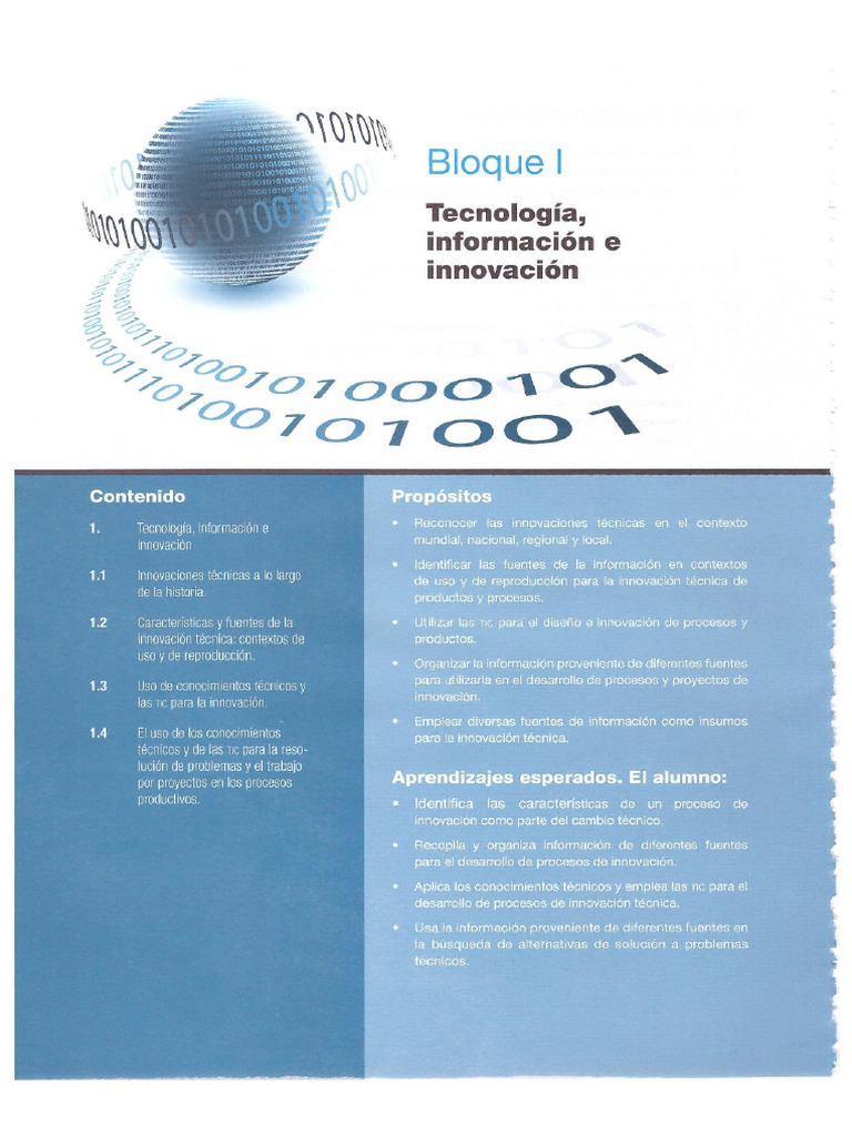 ECA Tecnologia3 Bloque1 | PDF