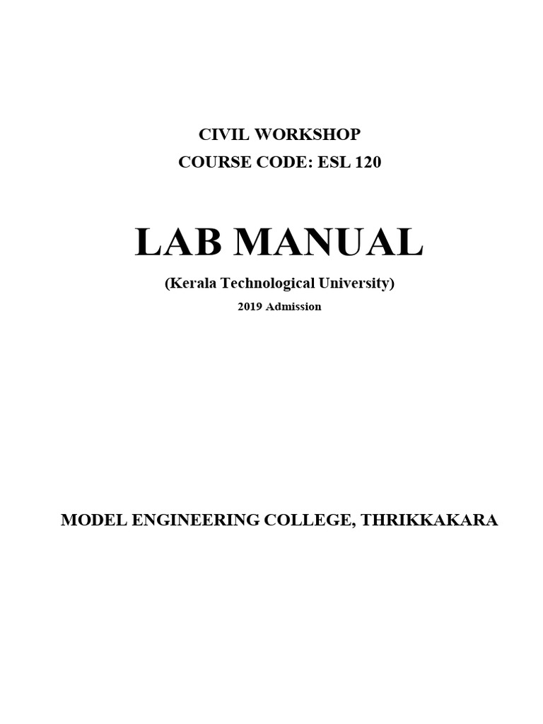 Esl 120 Manual Mec New | PDF