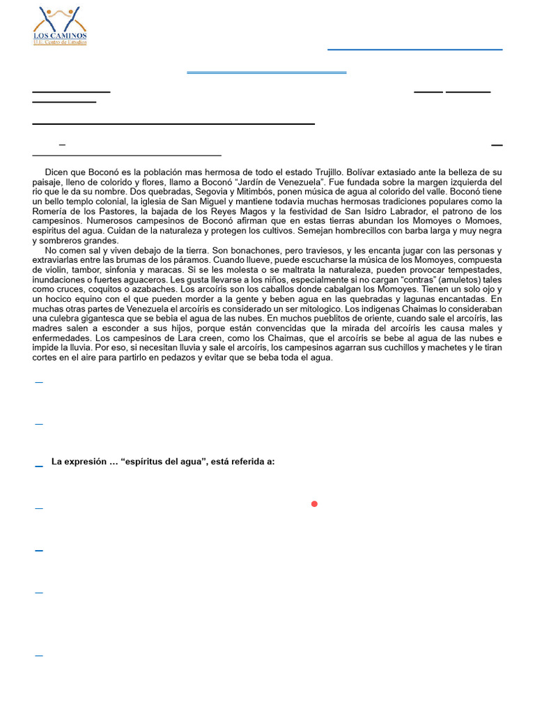 Tarea #3 (1ero. A 2do. Año) | PDF