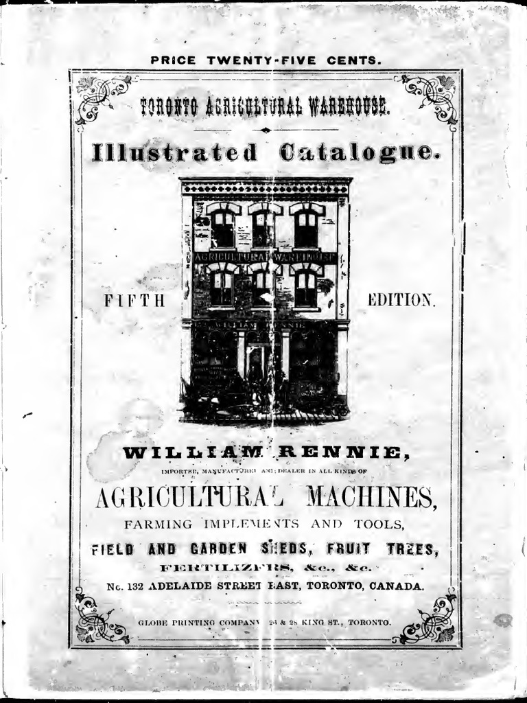William Rennie Catalogue 1872 | PDF