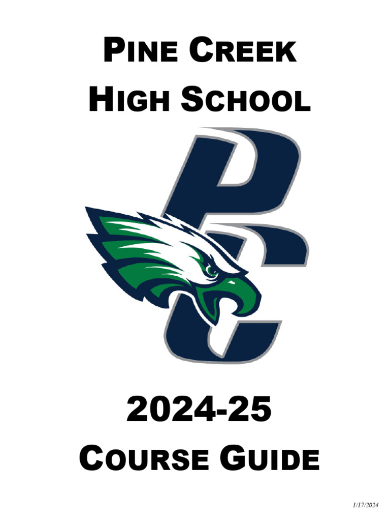 PCHS Course Guide 2024-25 | PDF
