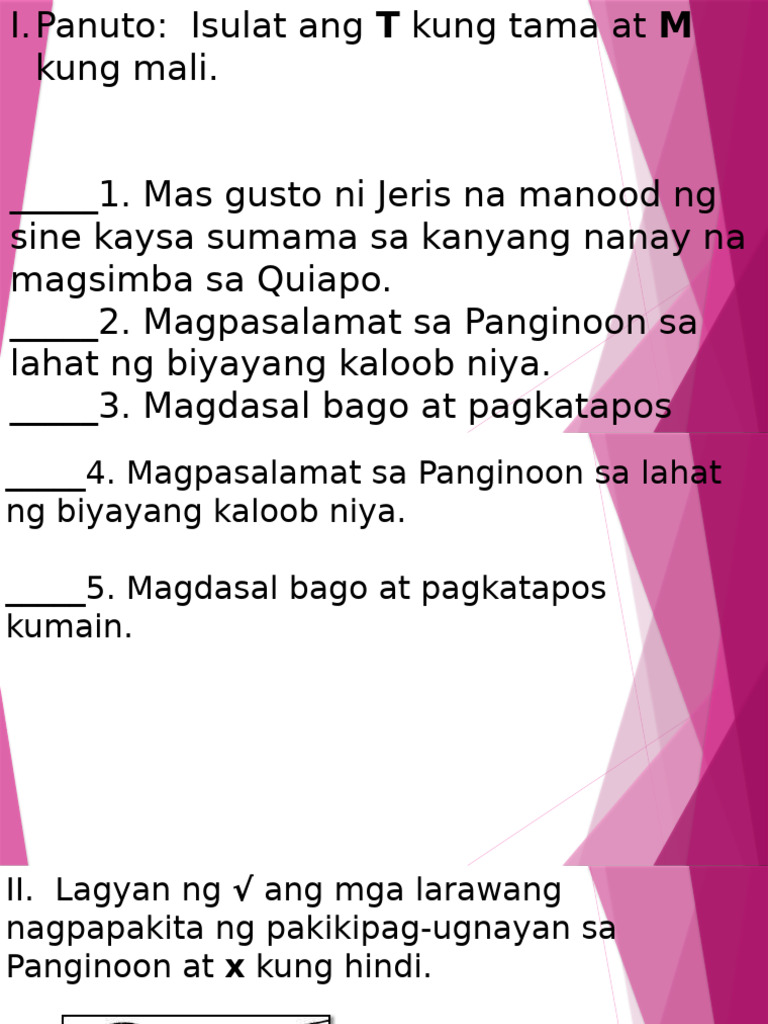 Panalangin at Pagsisimba ng Pamilya | PDF