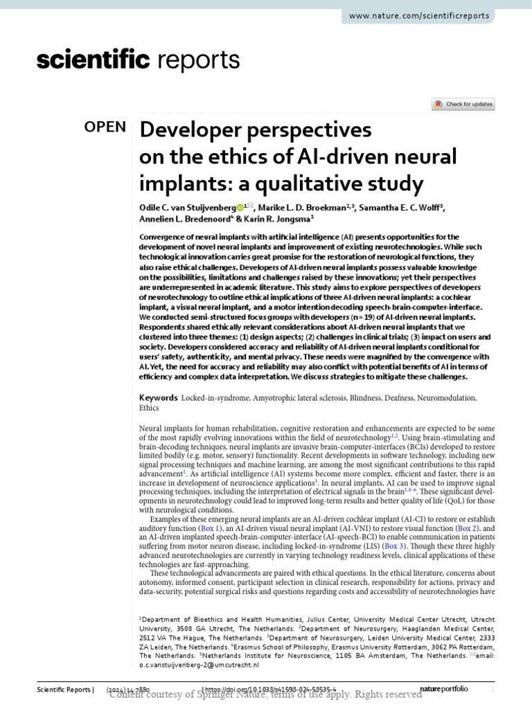 Developer Perspectives On The Ethics of AI-driven | PDF