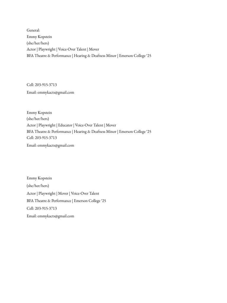 Email Sign Offs | PDF