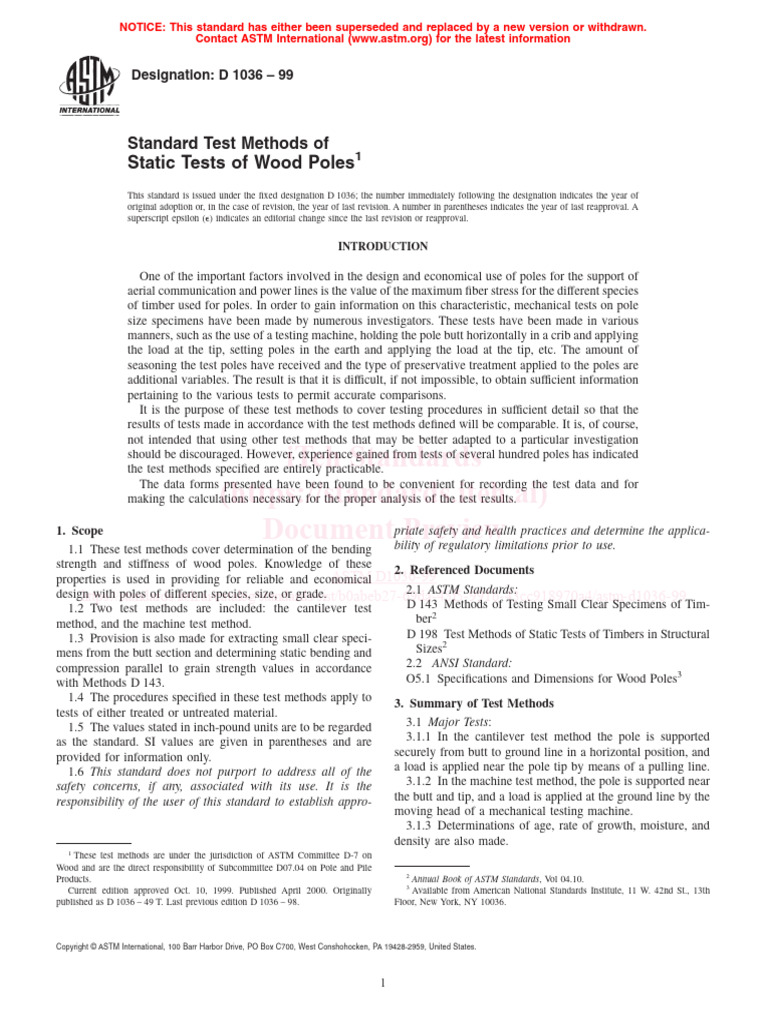 Astm D1036 99 | PDF