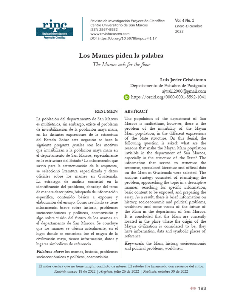 13 Los Mames Piden La Palabra | PDF