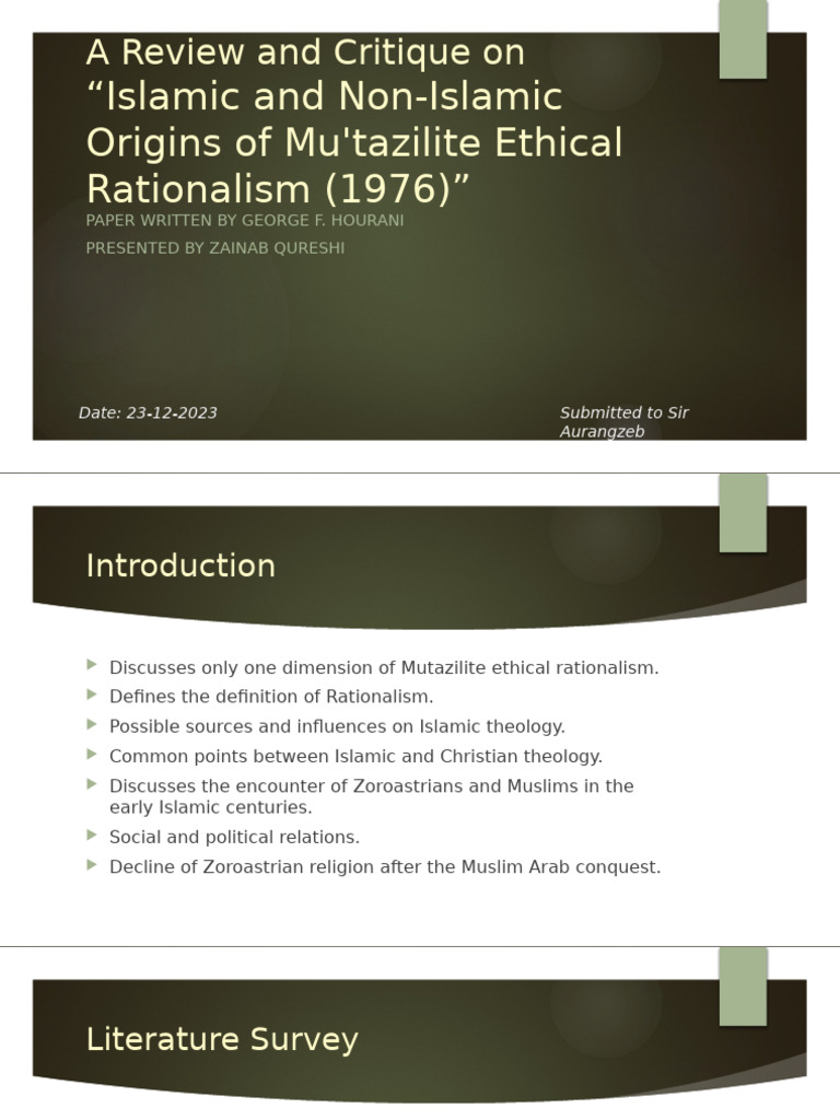 A Review and Critique | PDF