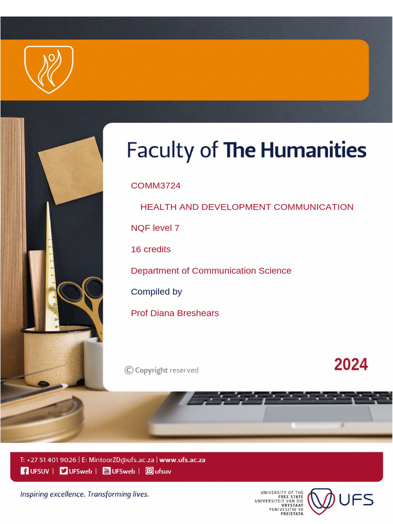 COMM 3724 Module Guide 2024 - AN | PDF
