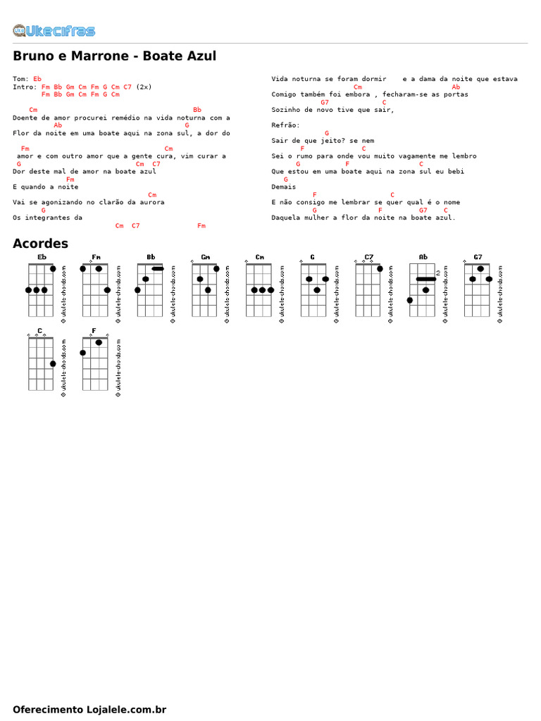 Bruno e Marrone - Boate Azul | PDF