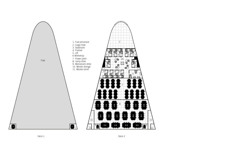 Kinunir Colonial Cruiser - Deck Plan 1 - CompressPdf | PDF