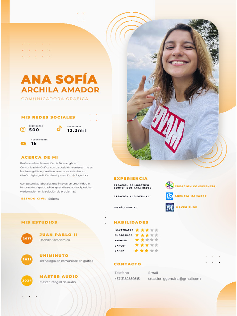 Ana Sofia Archila Hoja de Vida | PDF
