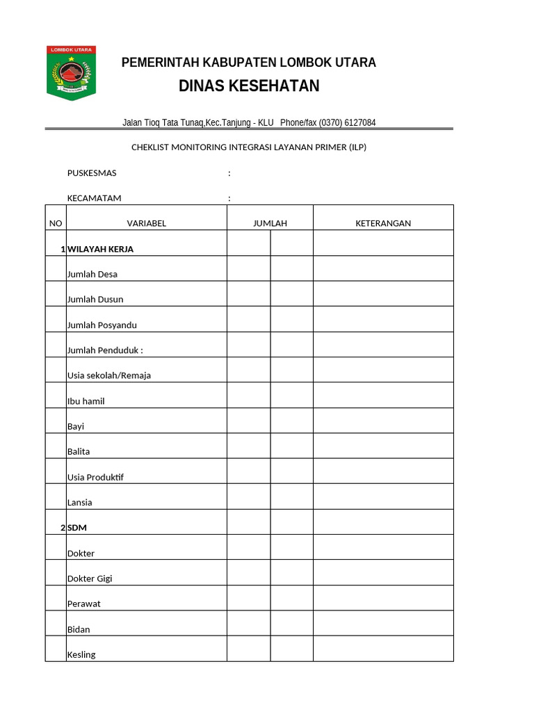 Ceklist Pendampingan Ilp | PDF
