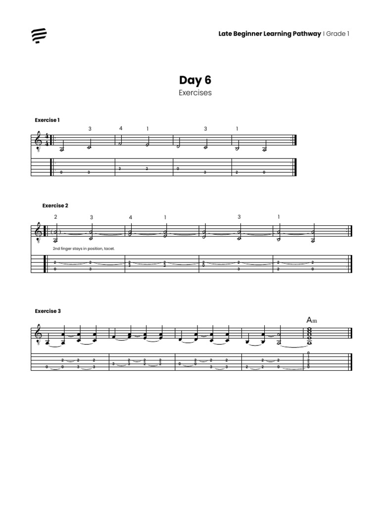 LP-14-Late_beginner-01_Grade_1-Day_6-02-Exercises | PDF