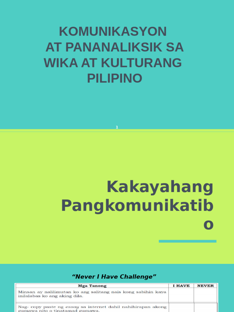 KPWKP Q2 Module 5&6 KAKAYAHANG KOMUNIKATIBO | PDF