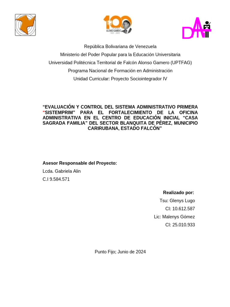 Proyecto Avance Ii | PDF