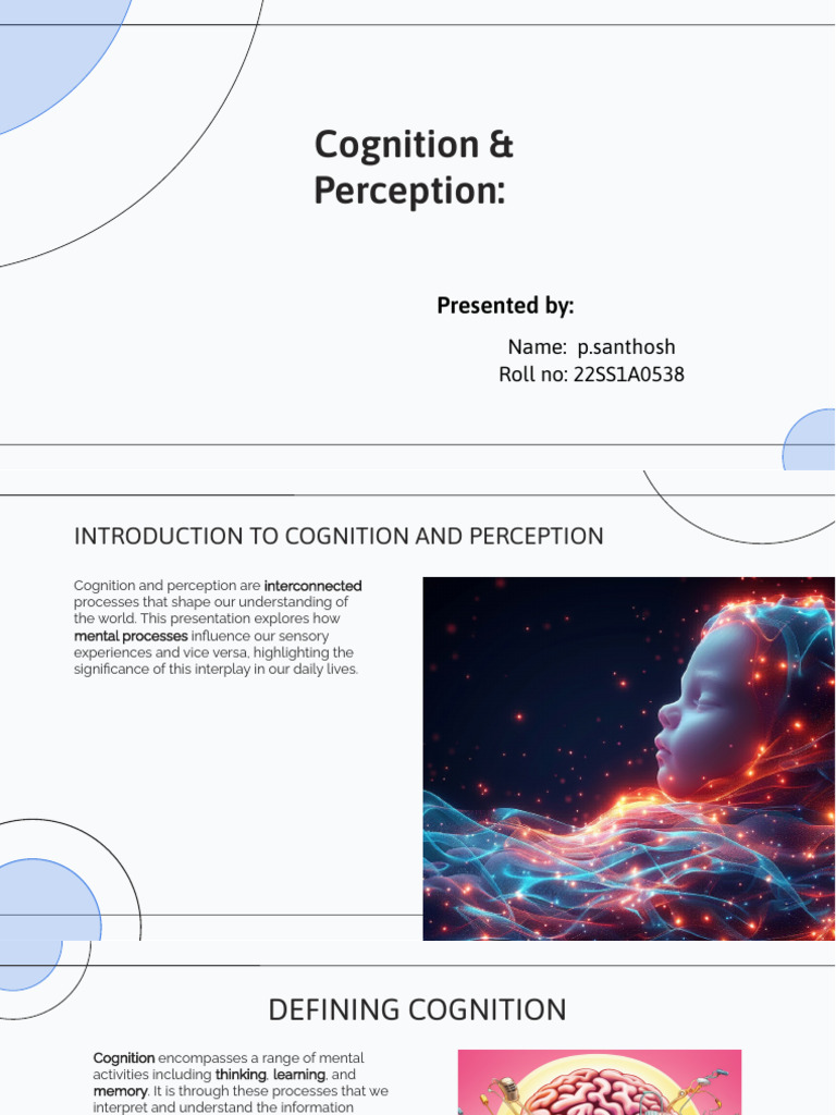Cognition and Perception | PDF