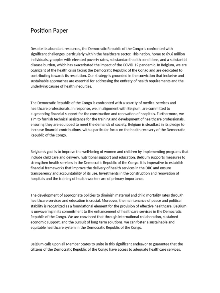 Position paper | PDF