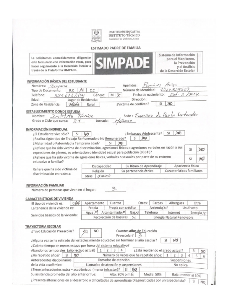 Simpade 12345 | PDF