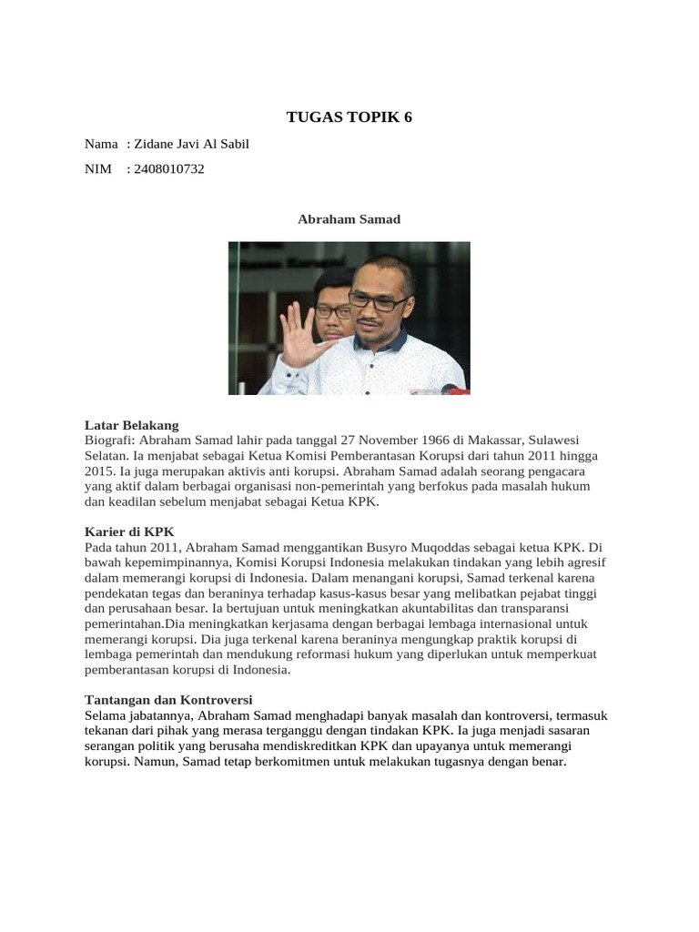 137 - Zidane Javi Al Sabil - Tugas Topik 6 | PDF