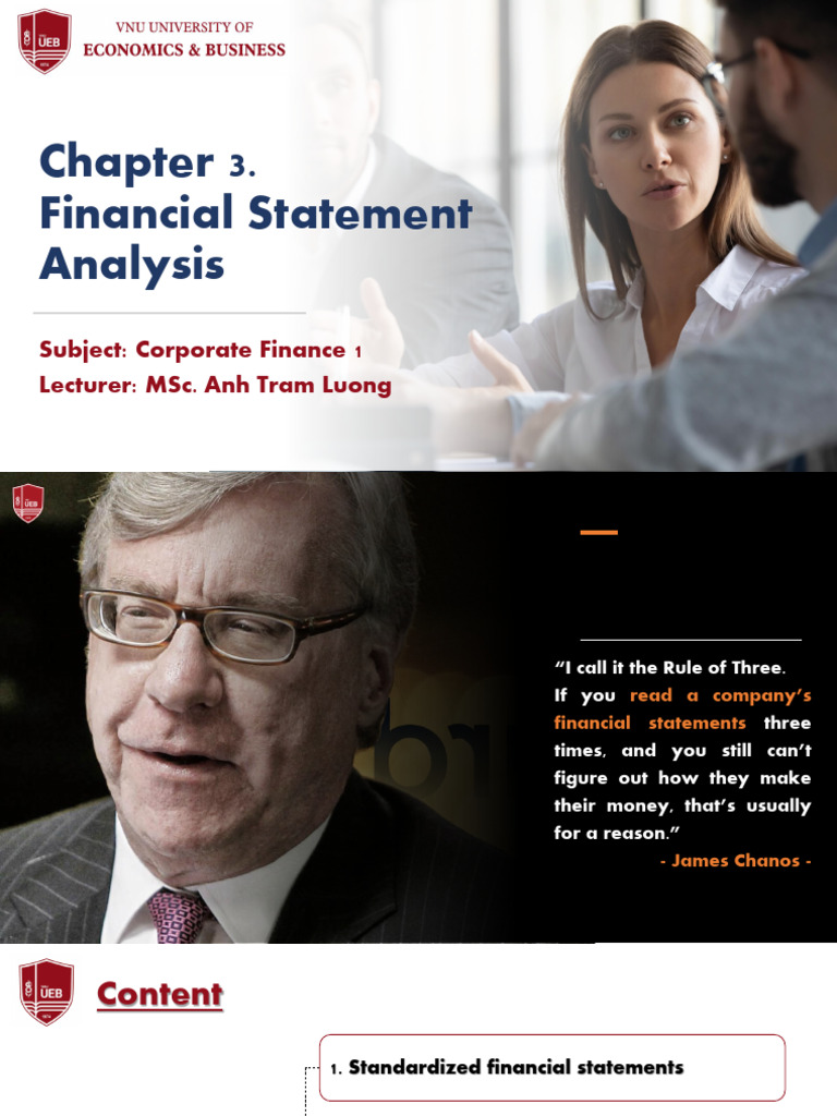 Chapter 3 Financial Statement Analysis | PDF