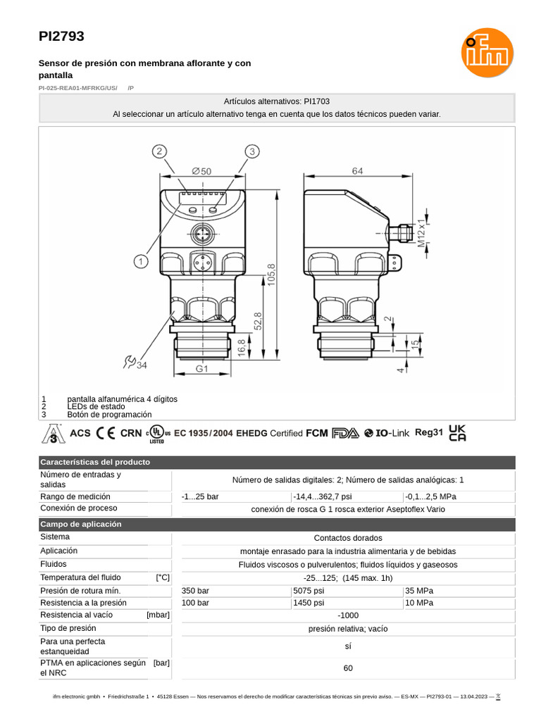 Pi2793 01 - Es MX | PDF
