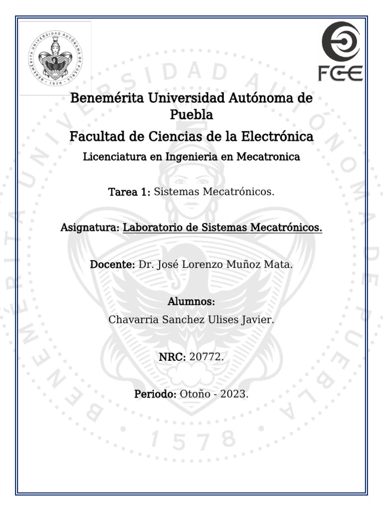 Tarea 1 - Sistemas Meca | PDF