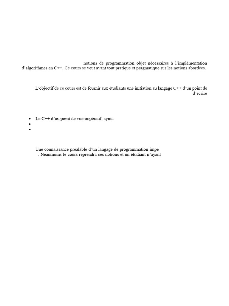 Presentation CPP | PDF