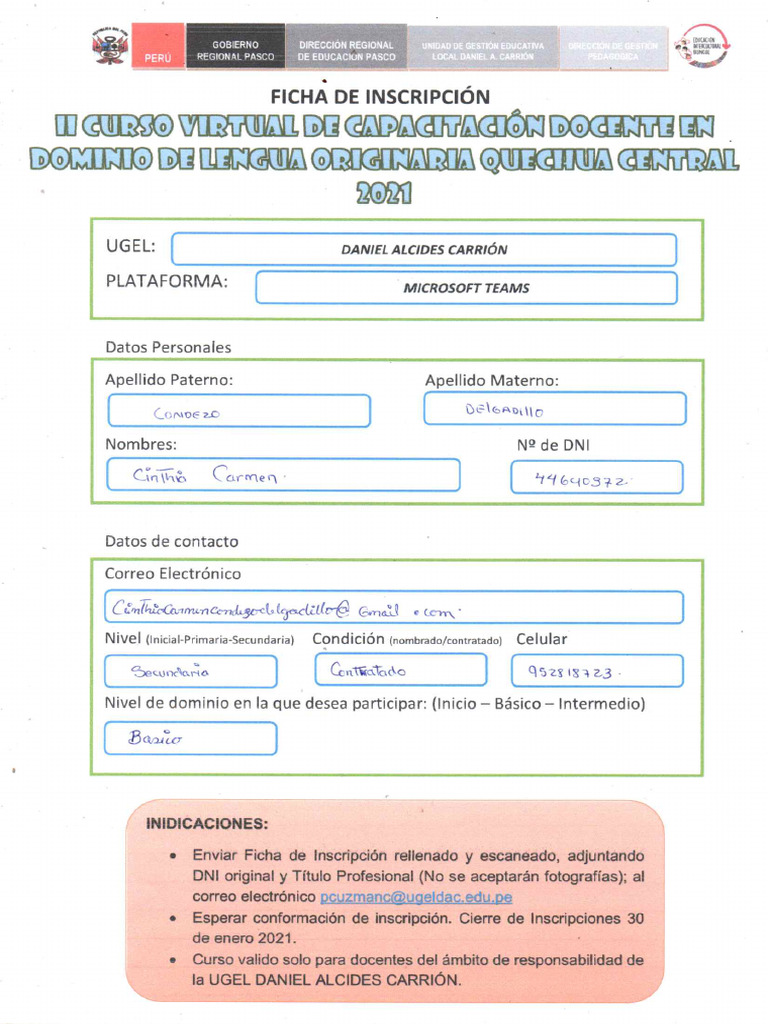 Condezo Delgadillo Cinthia Carmen | PDF