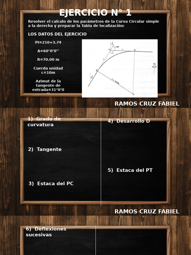 Ejercicios 1 y 2 Curva Simple | PDF