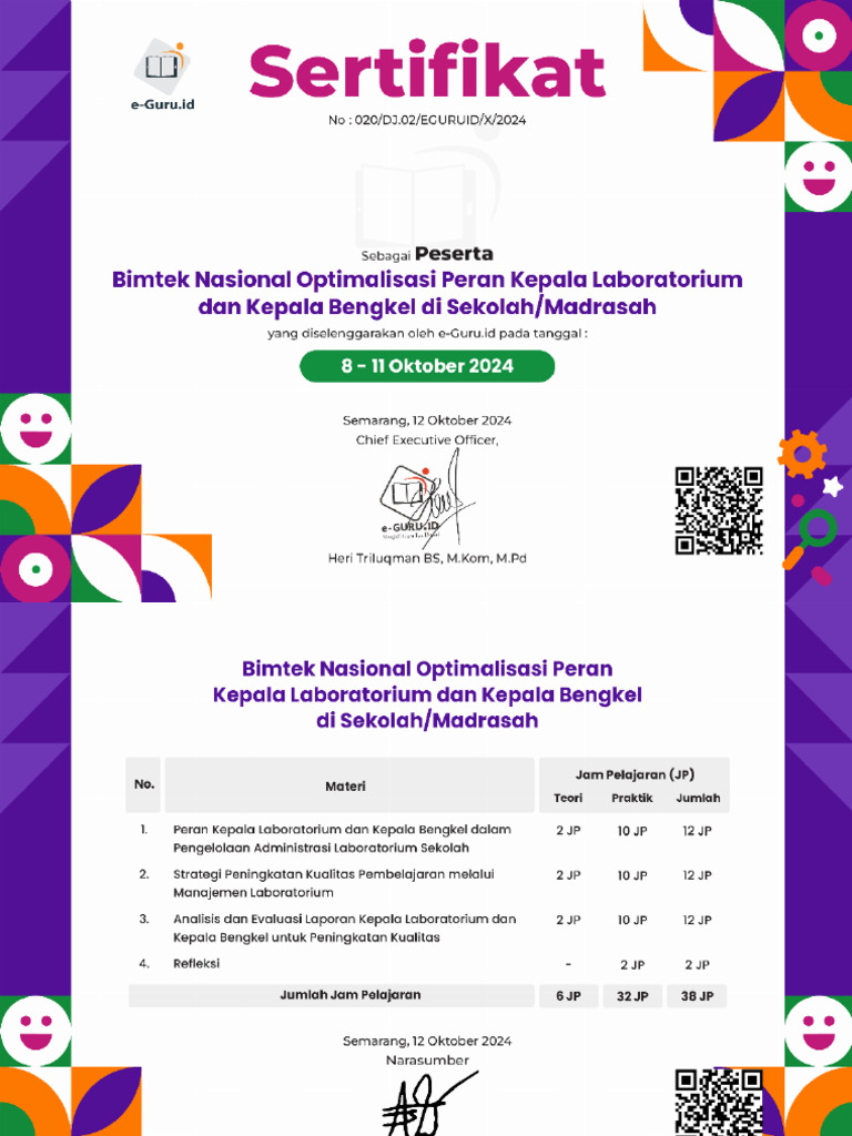 Sayudi Purwanto, M.Pd. - Bimtek Nasional 38JP - Optimalisasi Peran Kepala Laboratorium Dan ...