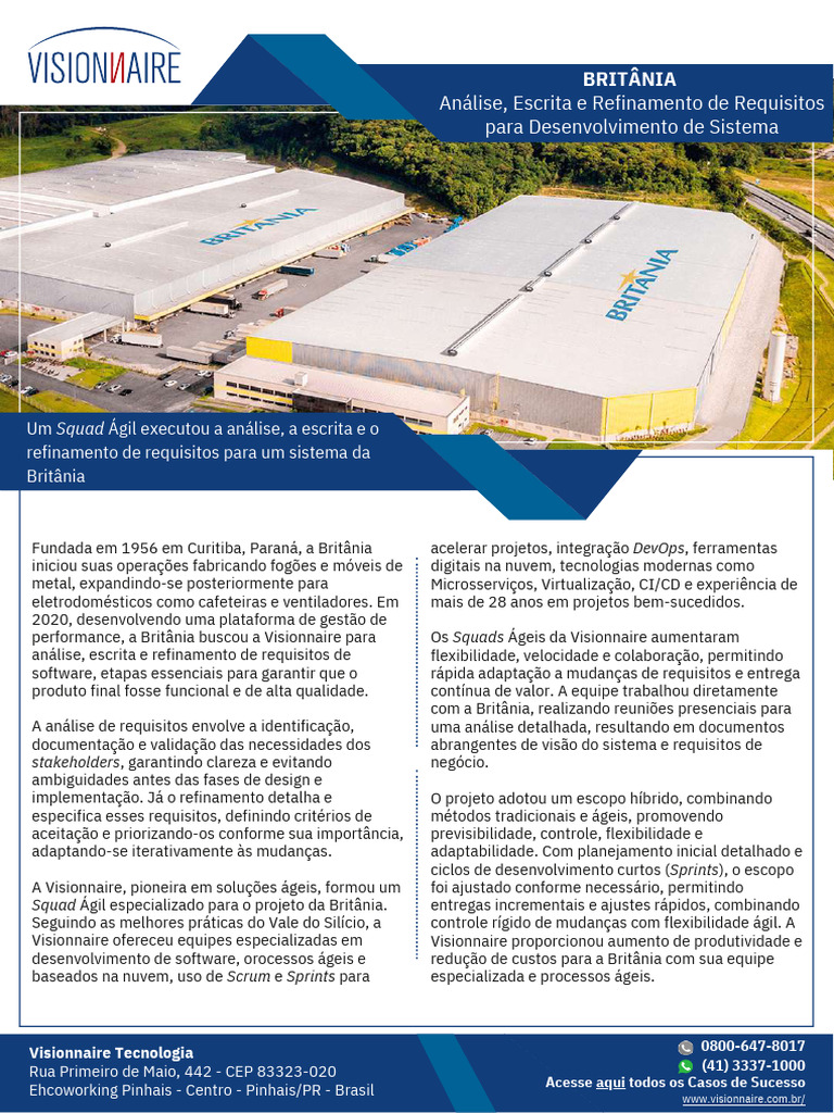 Panfleto Britania AnaliseRequisitos (1297) | PDF