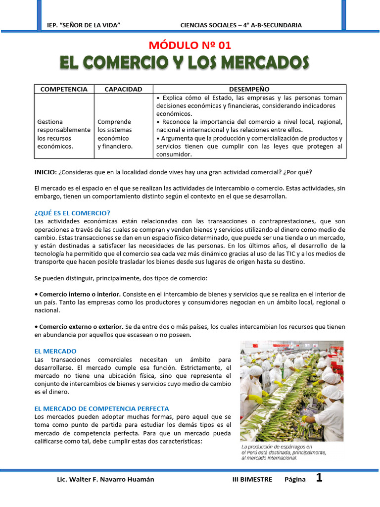 Modulo 3 CC - SS Cuarto Año 2024 | PDF