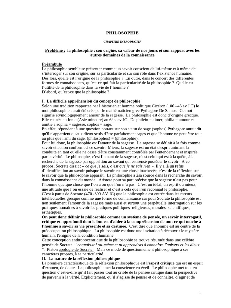 Cours de Terminale 1 | PDF