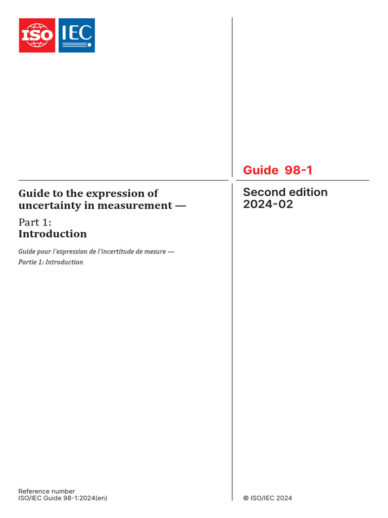 Iso 98-1 - 2024 | PDF