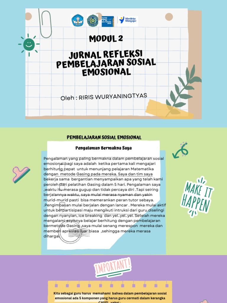 Modul 2 JURNAL REFLEKSI PEMBELAJARAN SOSIAL EMOSIONAL - Keragaman Peserta Didik | PDF